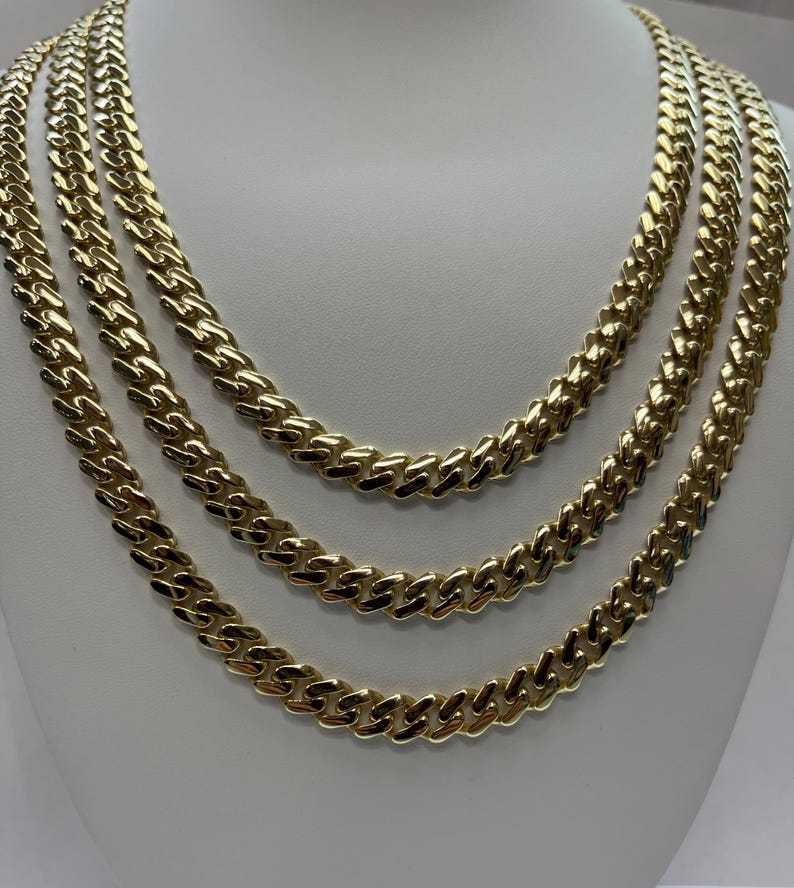 Monaco Chains & Bracelets 14k Gold - Etsy