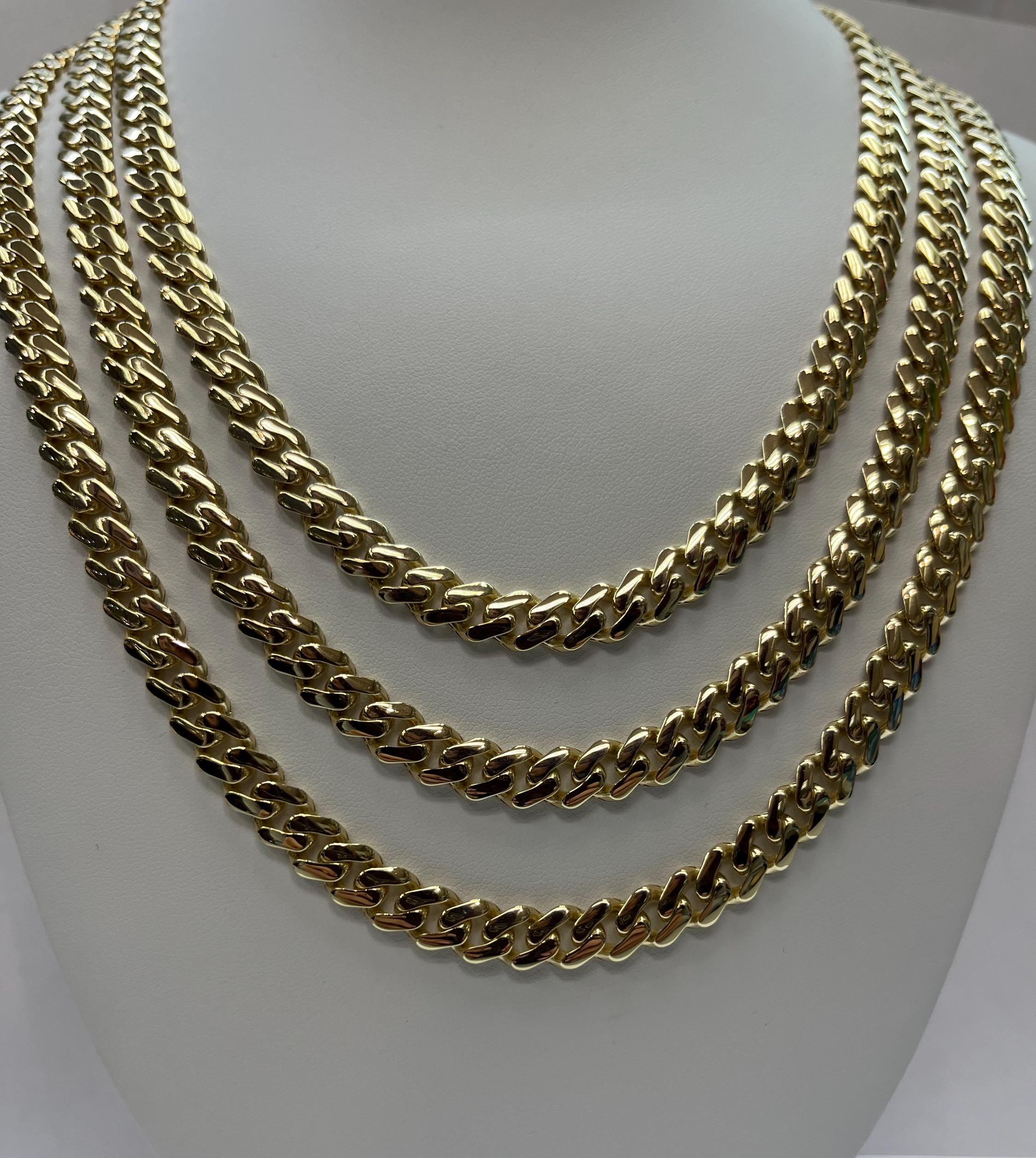 Monaco Chains & Bracelets 14k Gold - Etsy