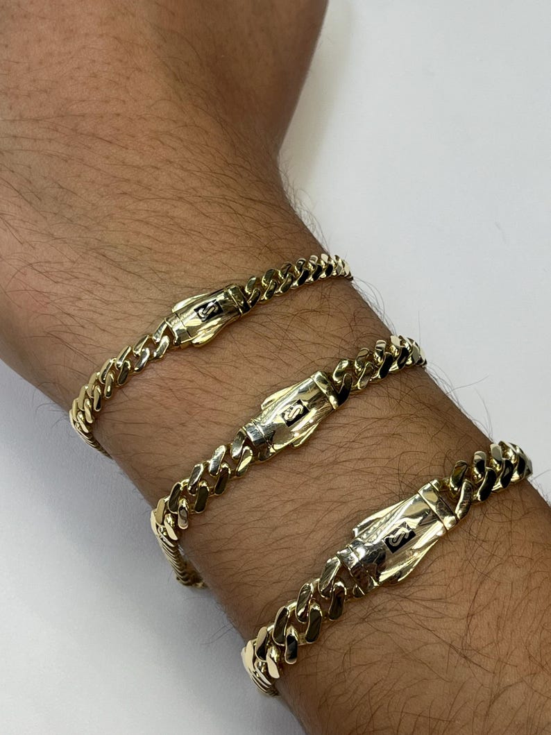 Monaco Chains & Bracelets 14k Gold - Etsy