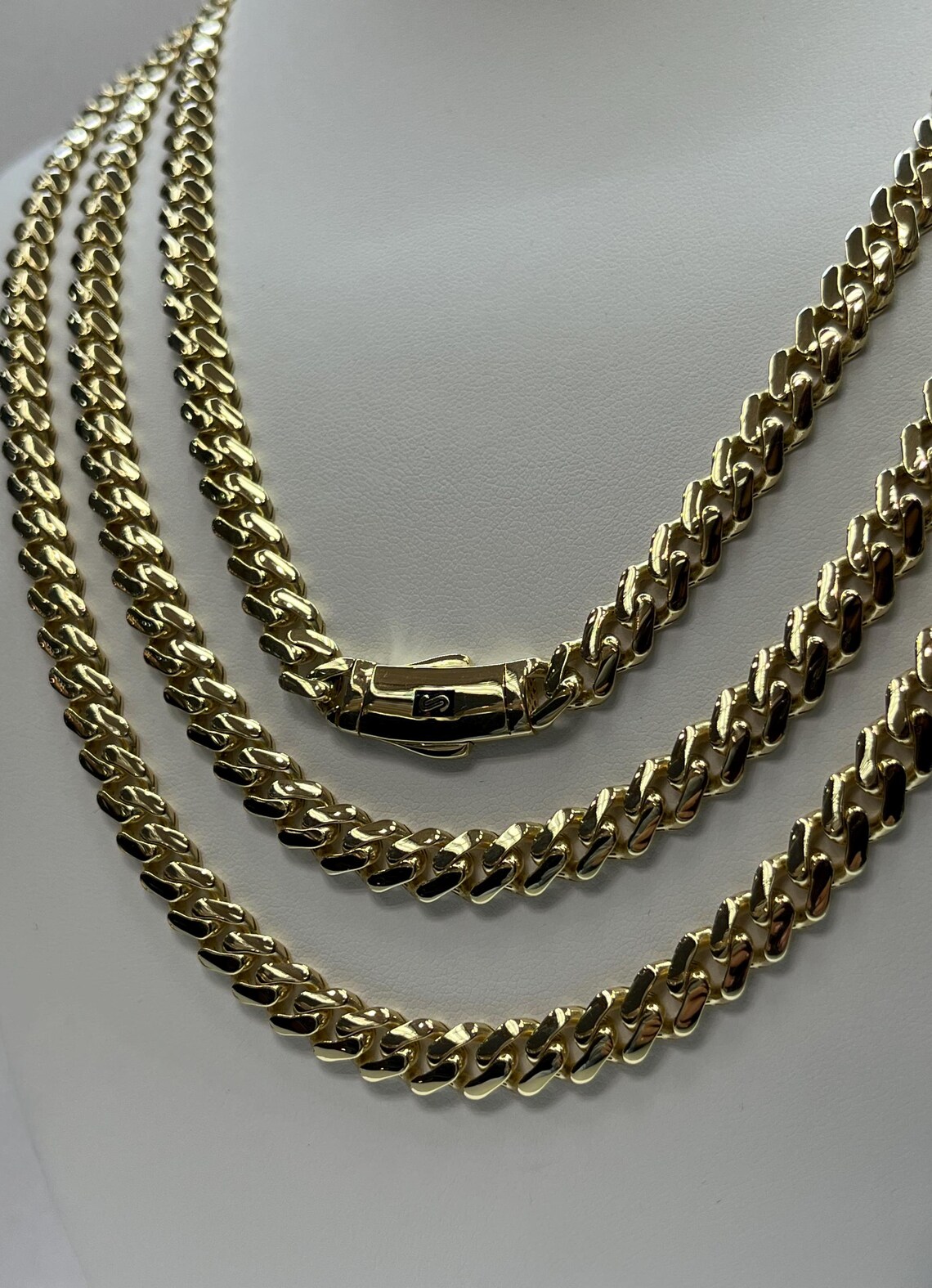 Monaco Chains & Bracelets 14k Gold - Etsy