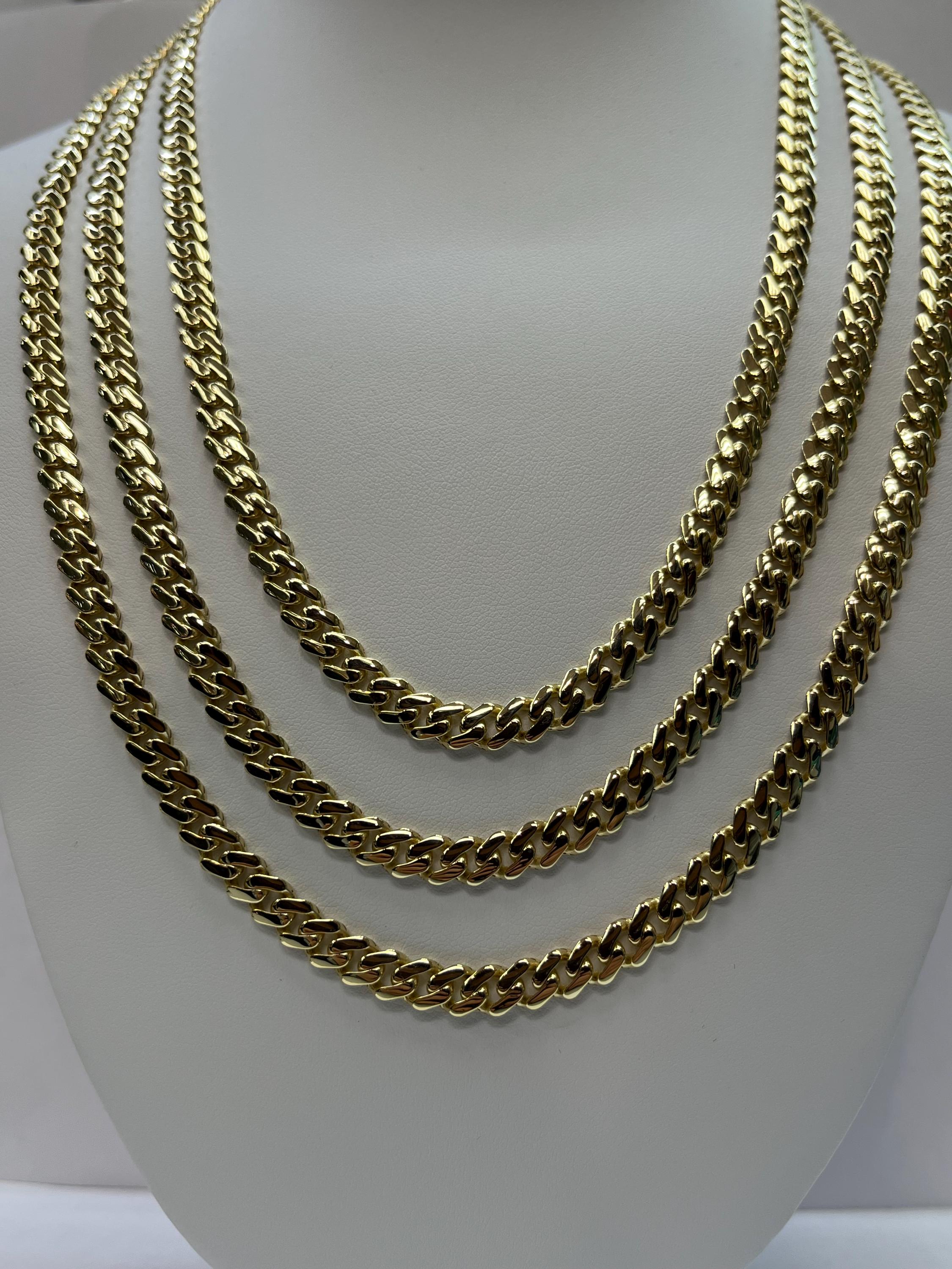 Monaco Chains & Bracelets 14k Gold - Etsy