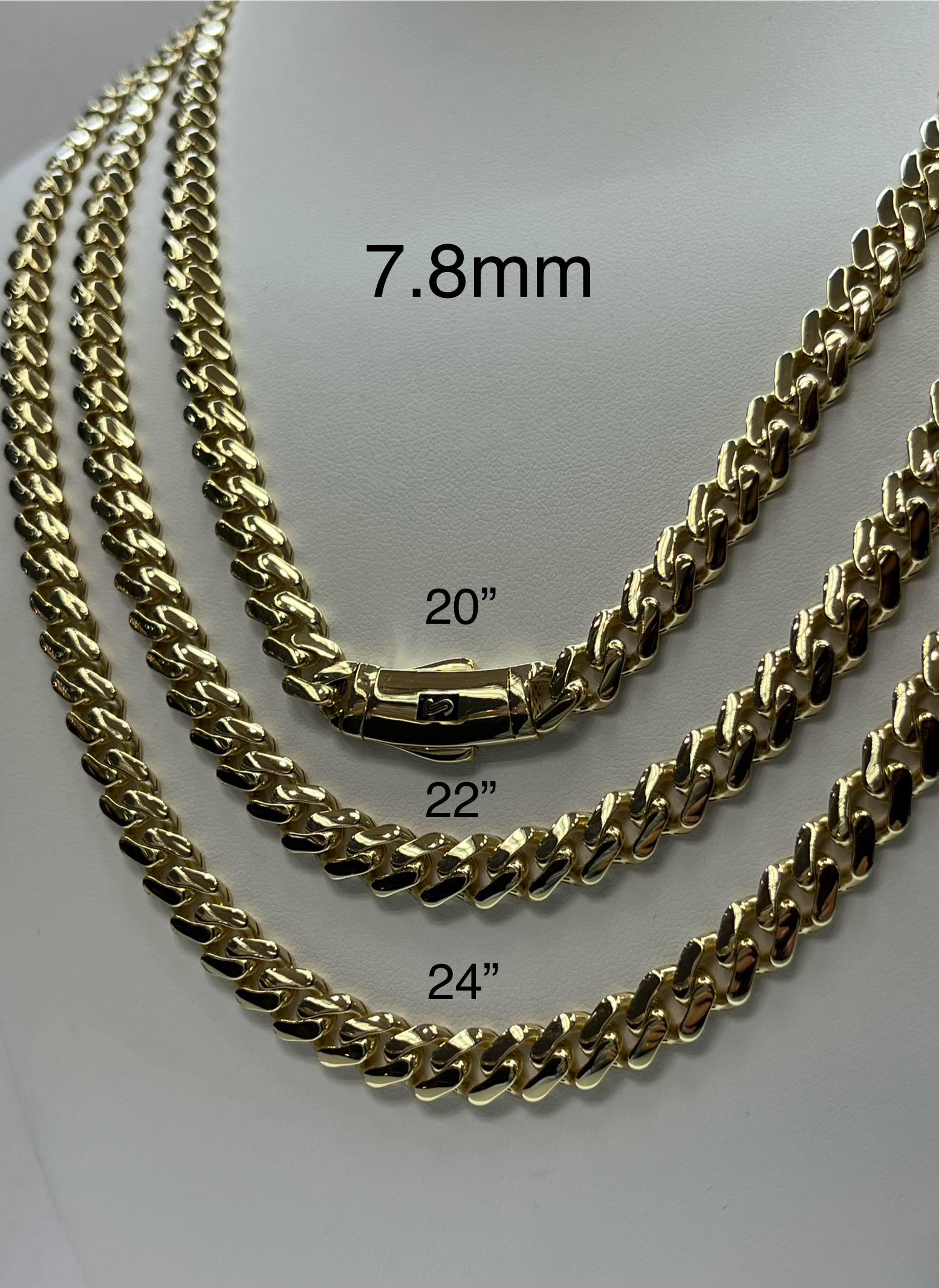 Monaco Chains & Bracelets 14k Gold - Etsy