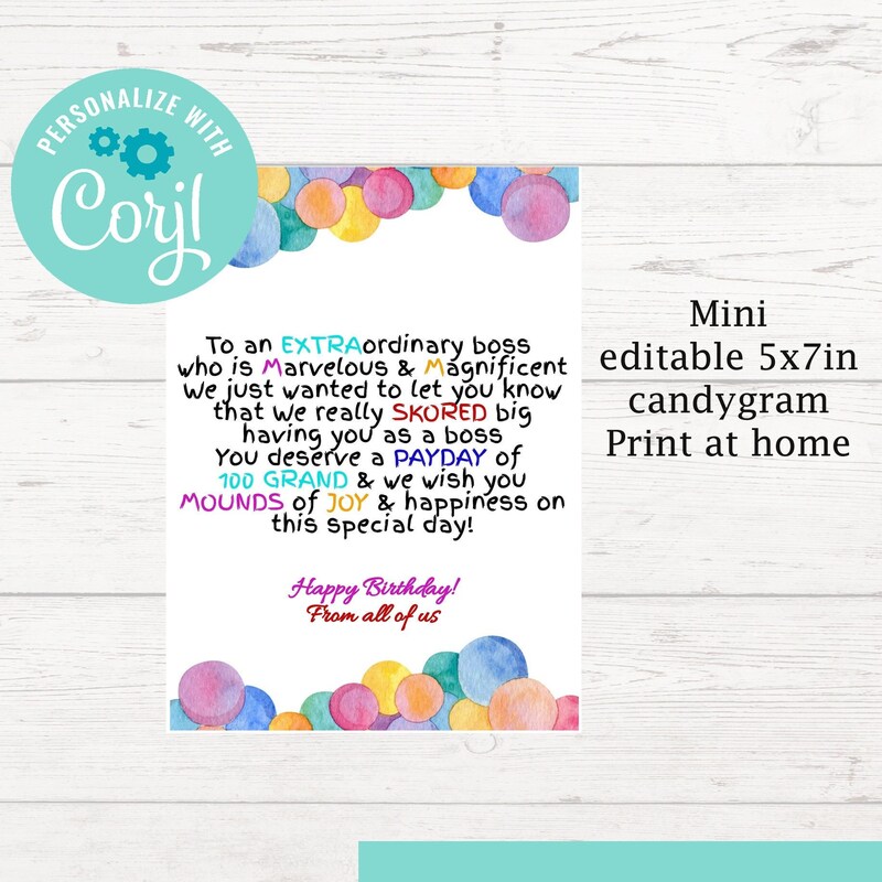 Candy Cards - Etsy