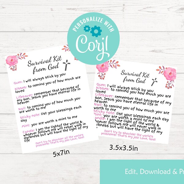 Survival Kit From God - Etsy