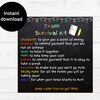 Radiographer Survival Kit Printable Survival Kit Gifts for Radiologist ...