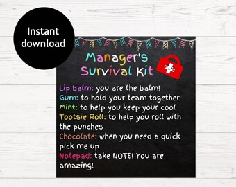 Manager Survival Kit - Etsy