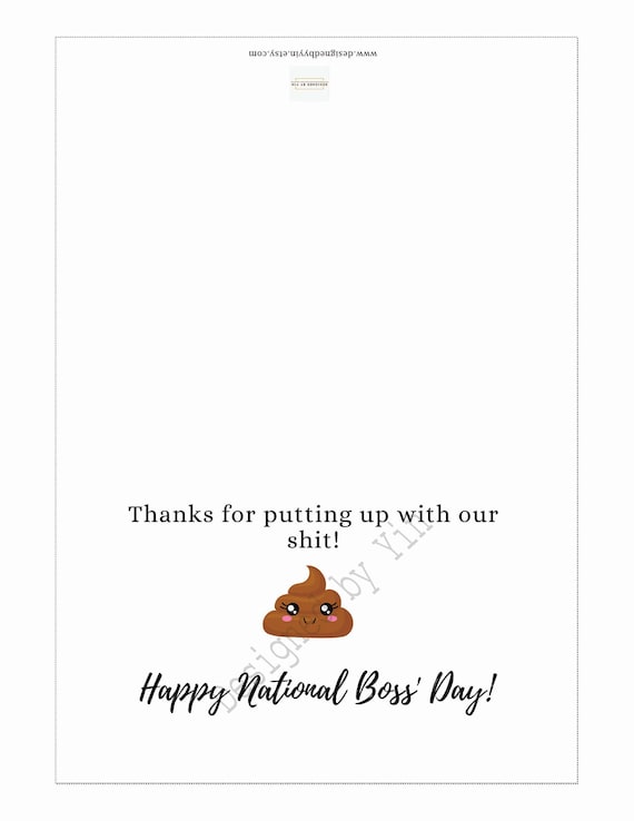 National Boss Day Cards