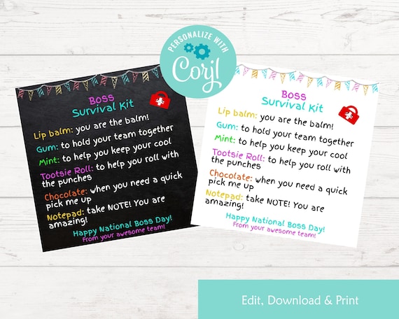 Boss Survival Kit Gift