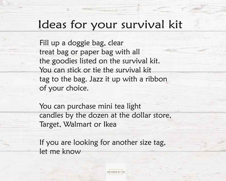 Printable Survival Kit From God | God's Survival Kit | Care Package ...