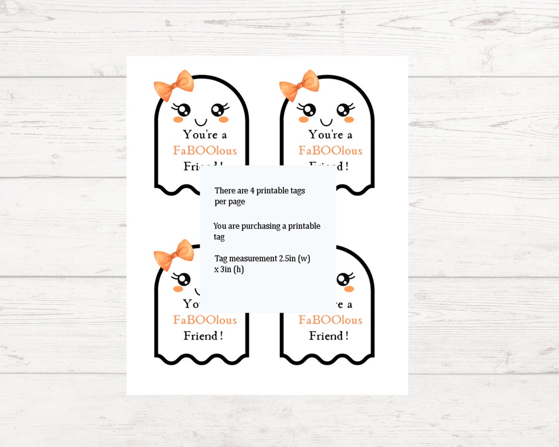 Printable Teacher Appreciation Halloween Tag Halloween Tag for Friends ...