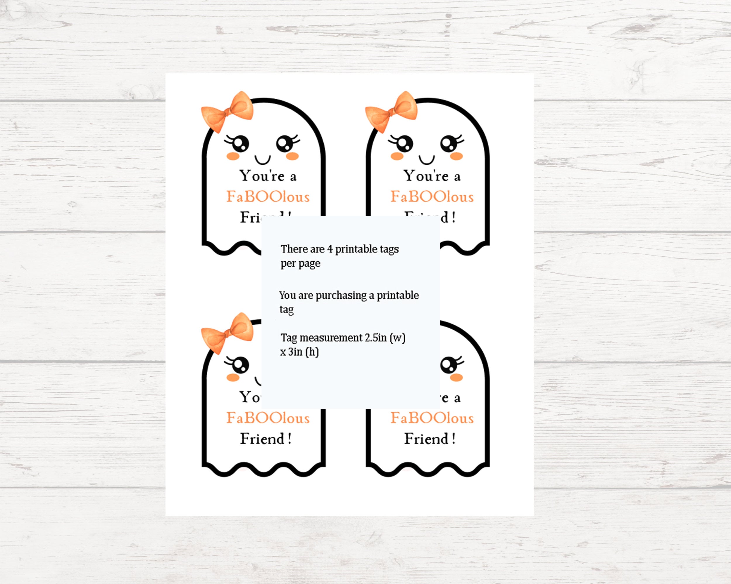 Printable Teacher Appreciation Halloween Tag Halloween Tag for Friends ...