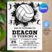 Volleyball Birthday Invitation,volleyball Invitation,volleyball ...