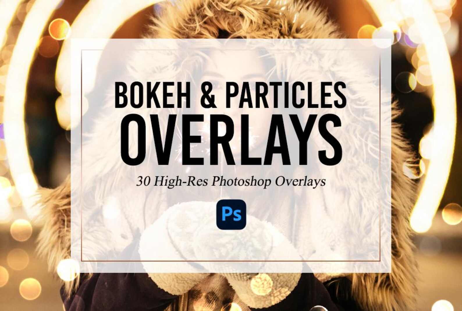30 High-res Bokeh and Particle Overlays for Photoshop. JPG Downloadable ...