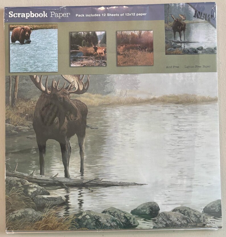 Hunting Scrapbook Paper - 12X12 - Etsy