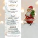Christmas Tree Themed Menu, Lunch Afternoon Tea Party, Editable Holiday ...