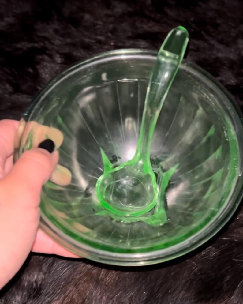 Uranium Bowl and Spoon - Etsy