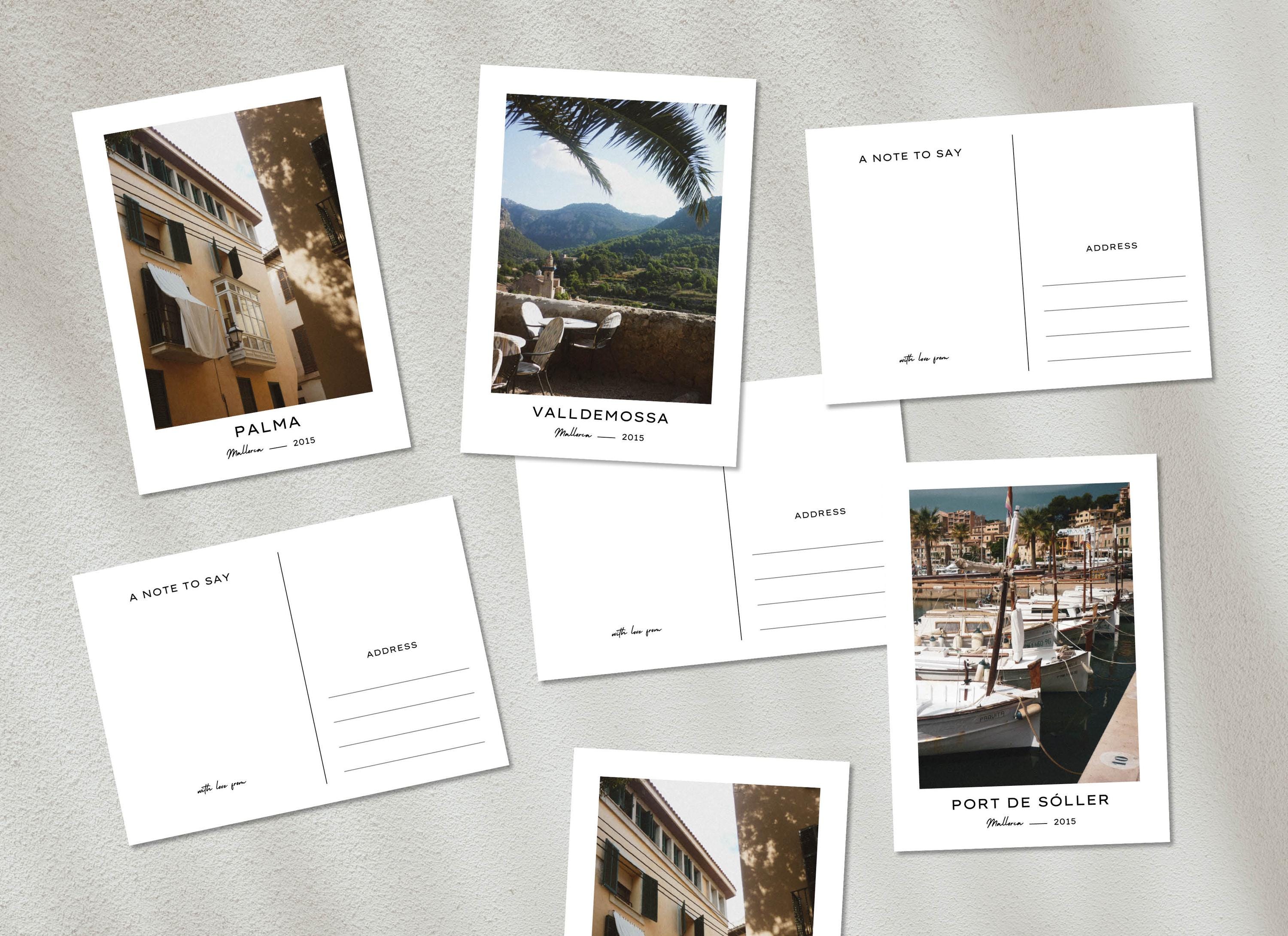 Travel Postcard Canva Template | A6 - 105 X 148mm - Etsy