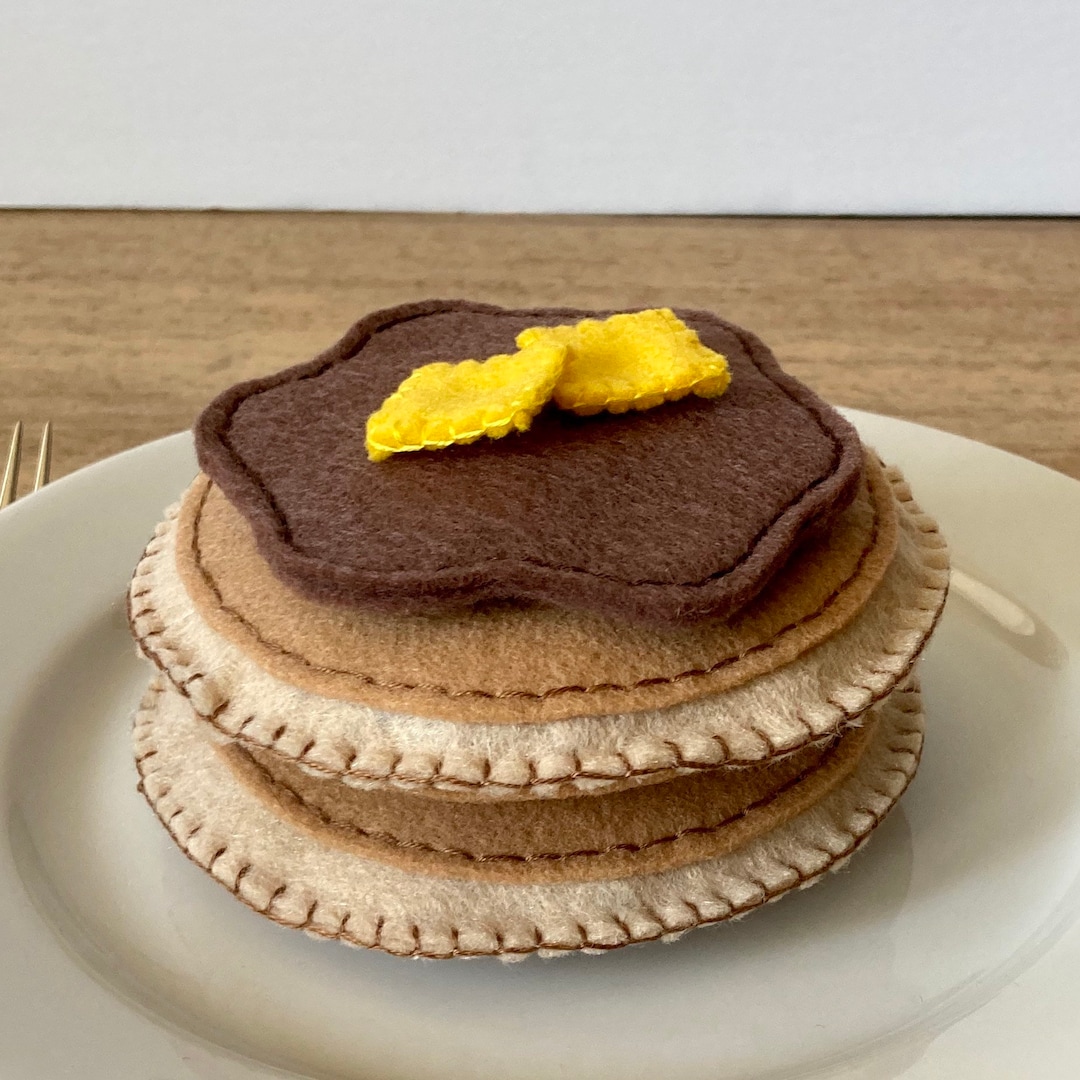 Felt Pancakes/syrup/butter Set - Etsy