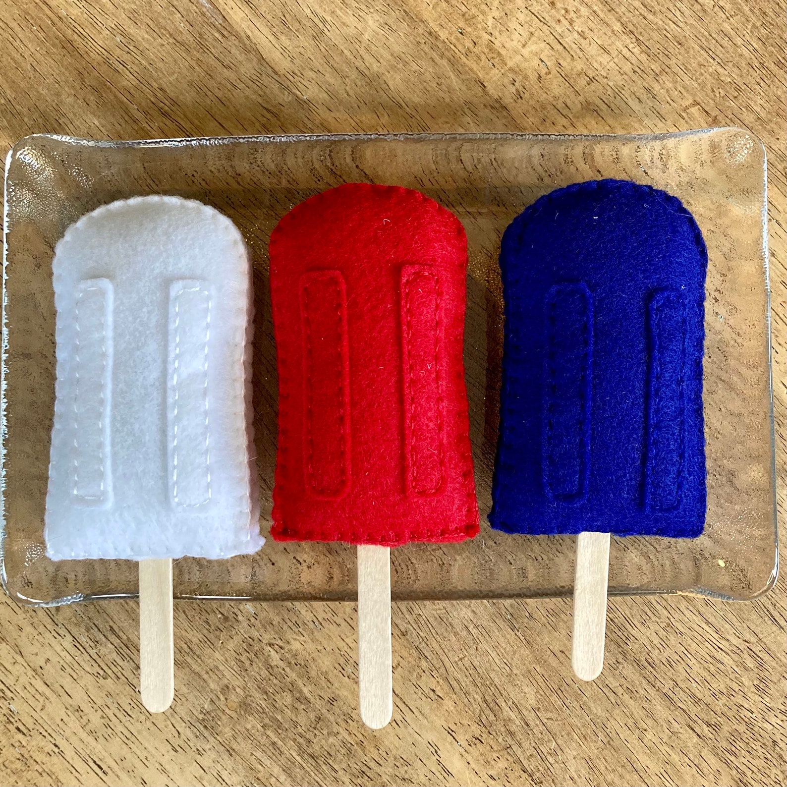 Set of 3 Felt Popsicles | Etsy