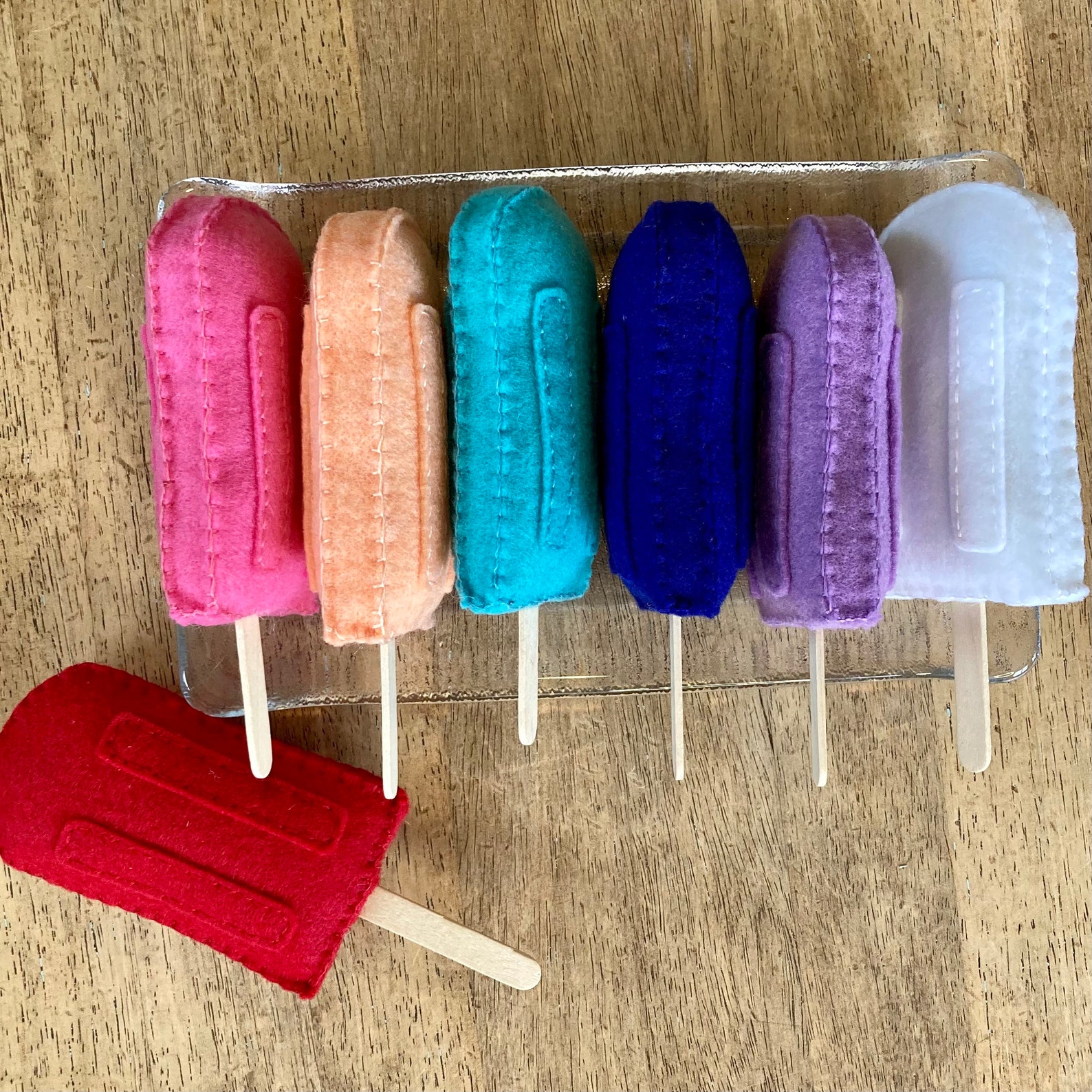 Set of 3 Felt Popsicles - Etsy