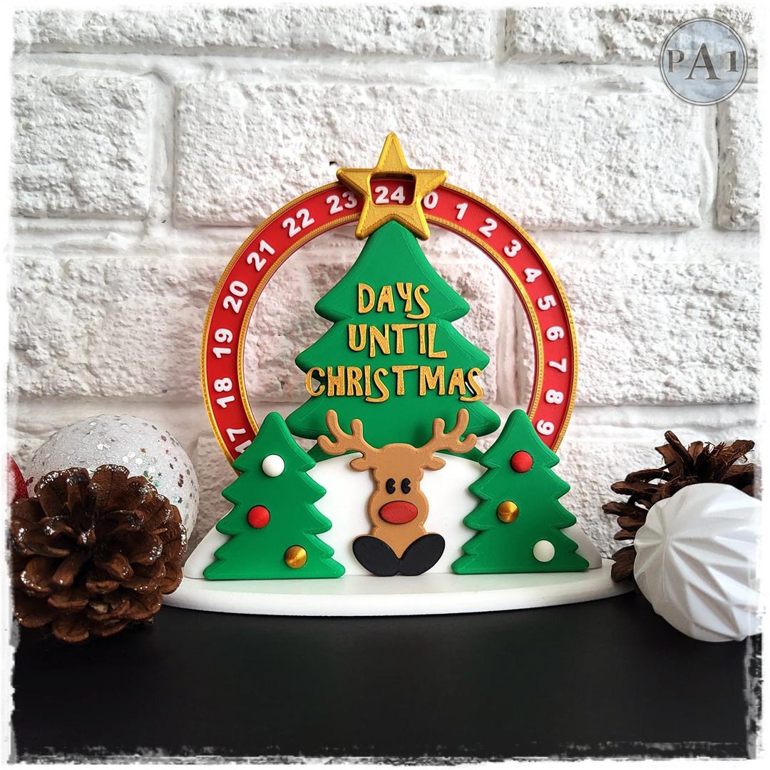3D Printed Christmas Countdown | Advent Calendar Without Chocolate ...