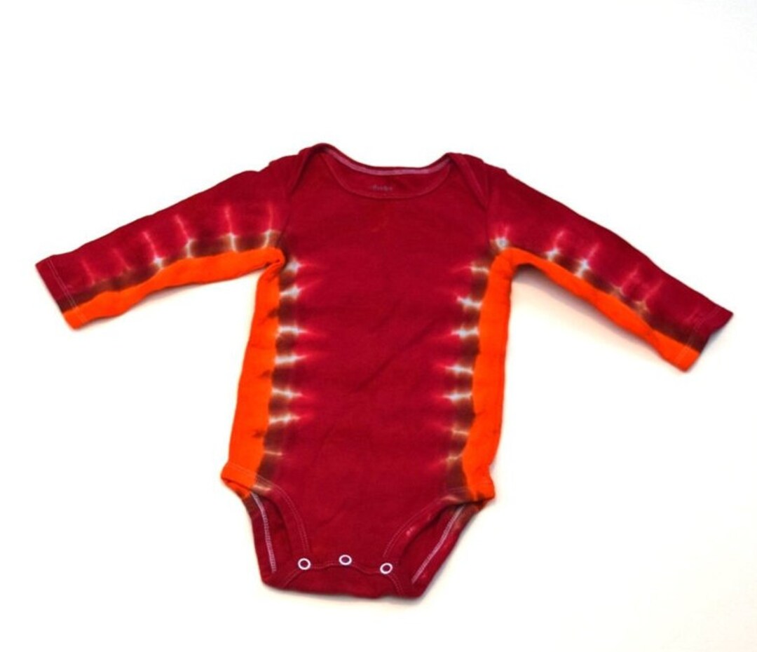Little Volcano ~ Tie Dye Baby Longsleeve Onesie (child of Mine by ...