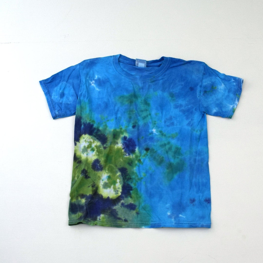 Shibori Collection #49 ~ Tie Dye Kumo Spots&dots Kids Short Sleeve T ...