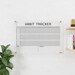Acrylic Habit Tracker Board, Family Command Center, Dry Erase Calendar ...