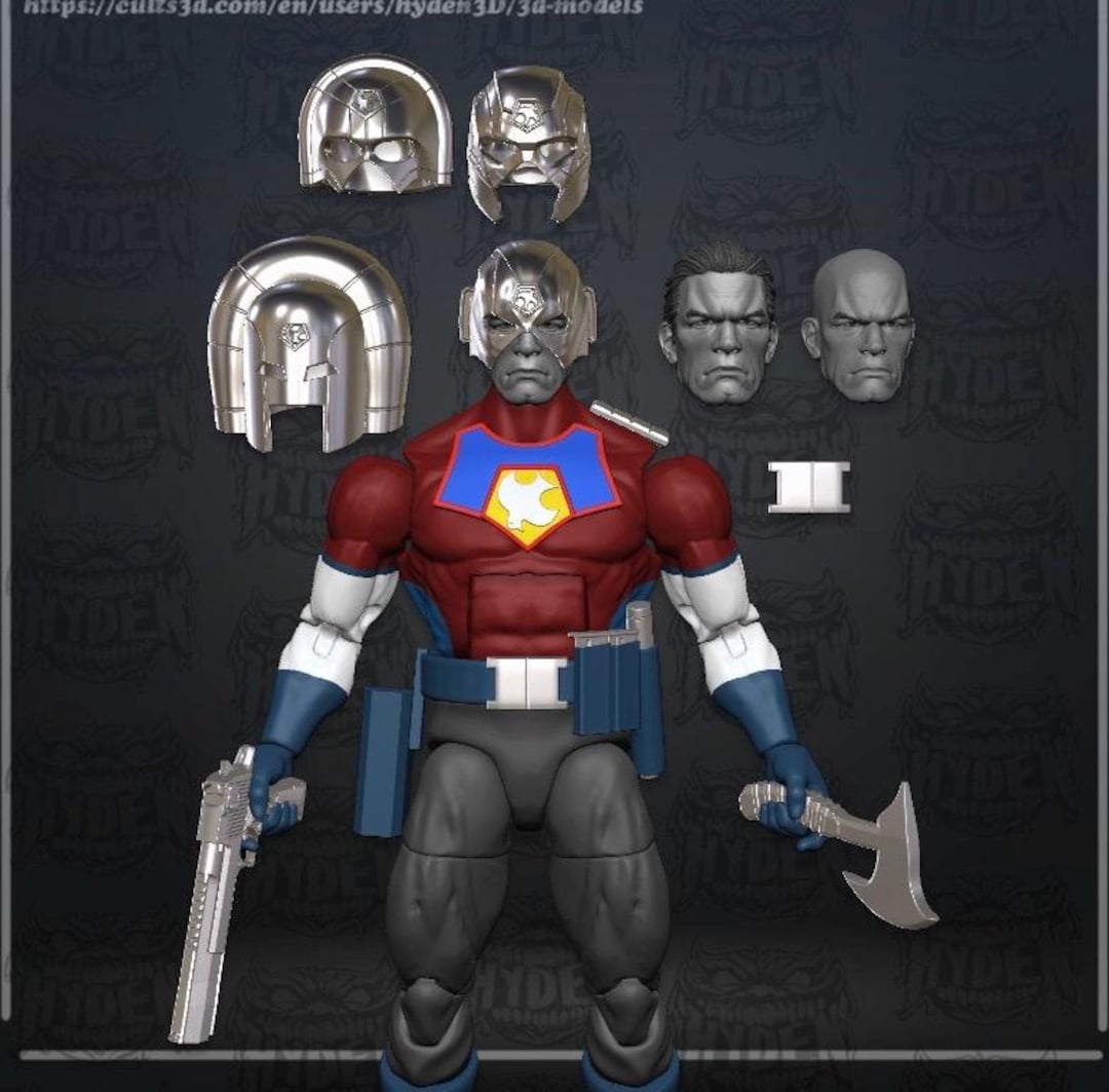 Peacemaker Season 2 Armor Kit DC 1/12 Marvel Legends Unpainted Custom ...
