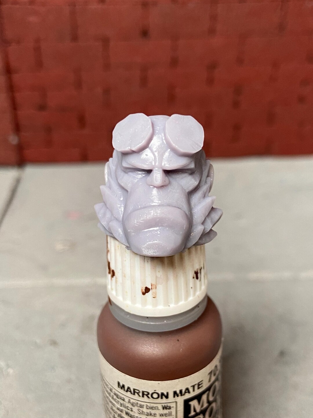 Hellboy Comic Unpainted Head Sculpt Fit for 6'' ML Mafex Figure - Etsy