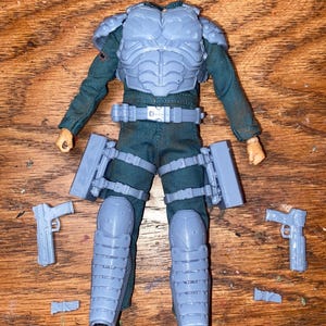 Red Hood Armor Kit 1/12 Marvel Legends Mezco Unpainted Custom Action ...