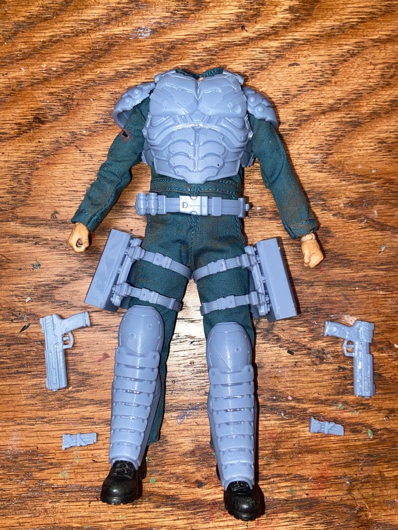 Red Hood Armor Kit 1/12 Marvel Legends Mezco Unpainted Custom Action ...