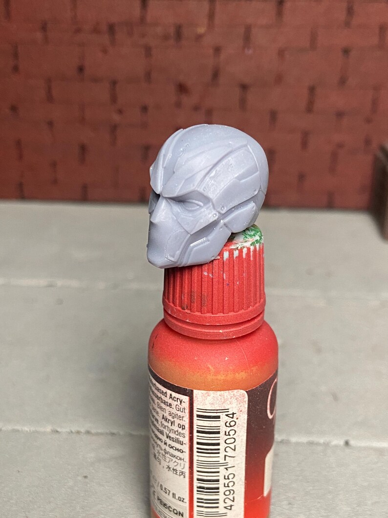Red Hood Custom Head Batman 1/12 Scale Unpainted DC Marvel Legends ...