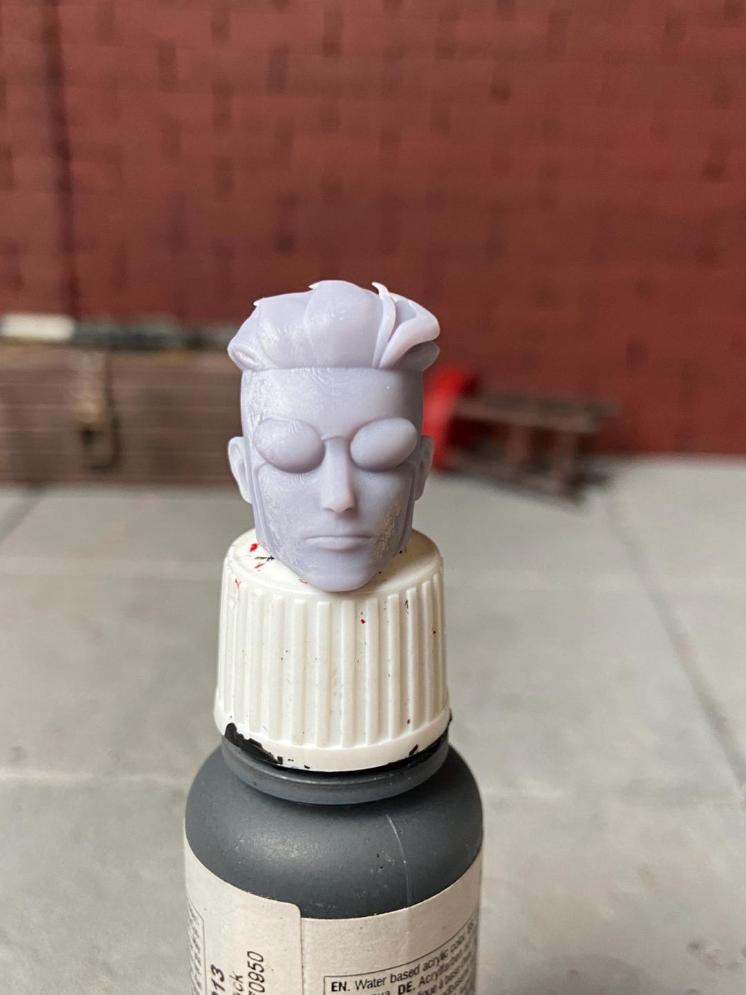 Invincible Custom Head 1/12 Scale Unpainted Marvel Legends Mafex Ct ...