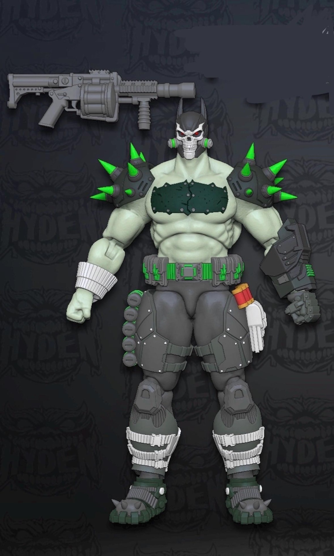 Absolute Batman Bane Kit DC 1/12 Marvel Legends Mezco Unpainted Custom ...