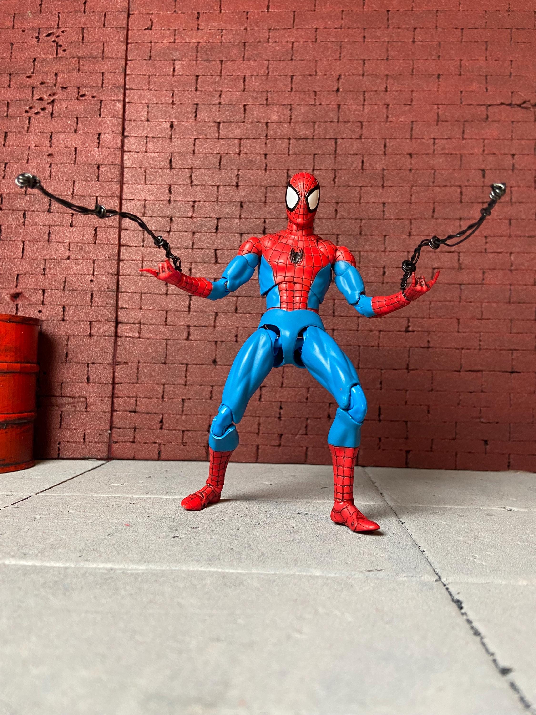 Custom Marvel Legends Spider-man Black Webs 4 Pack Figure Accessory ...