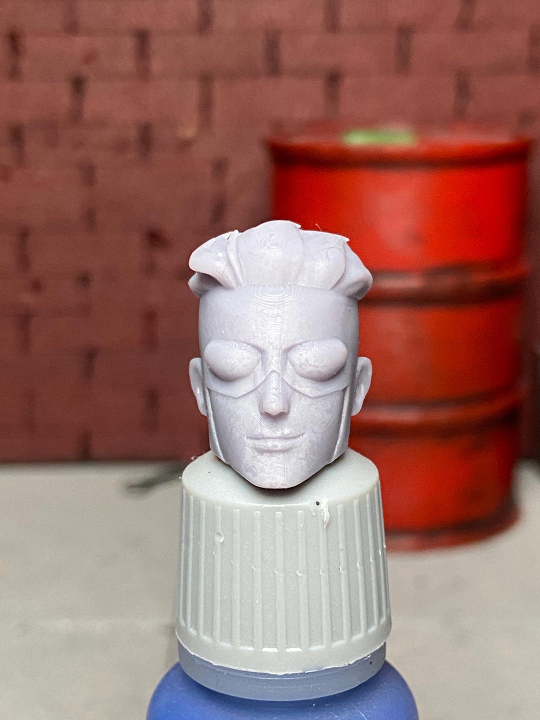 Sinister Mark Invincible Custom Head 1/12 Scale Unpinted Marvel Legends ...