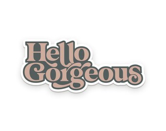 Hello Gorgeous Label | Etsy