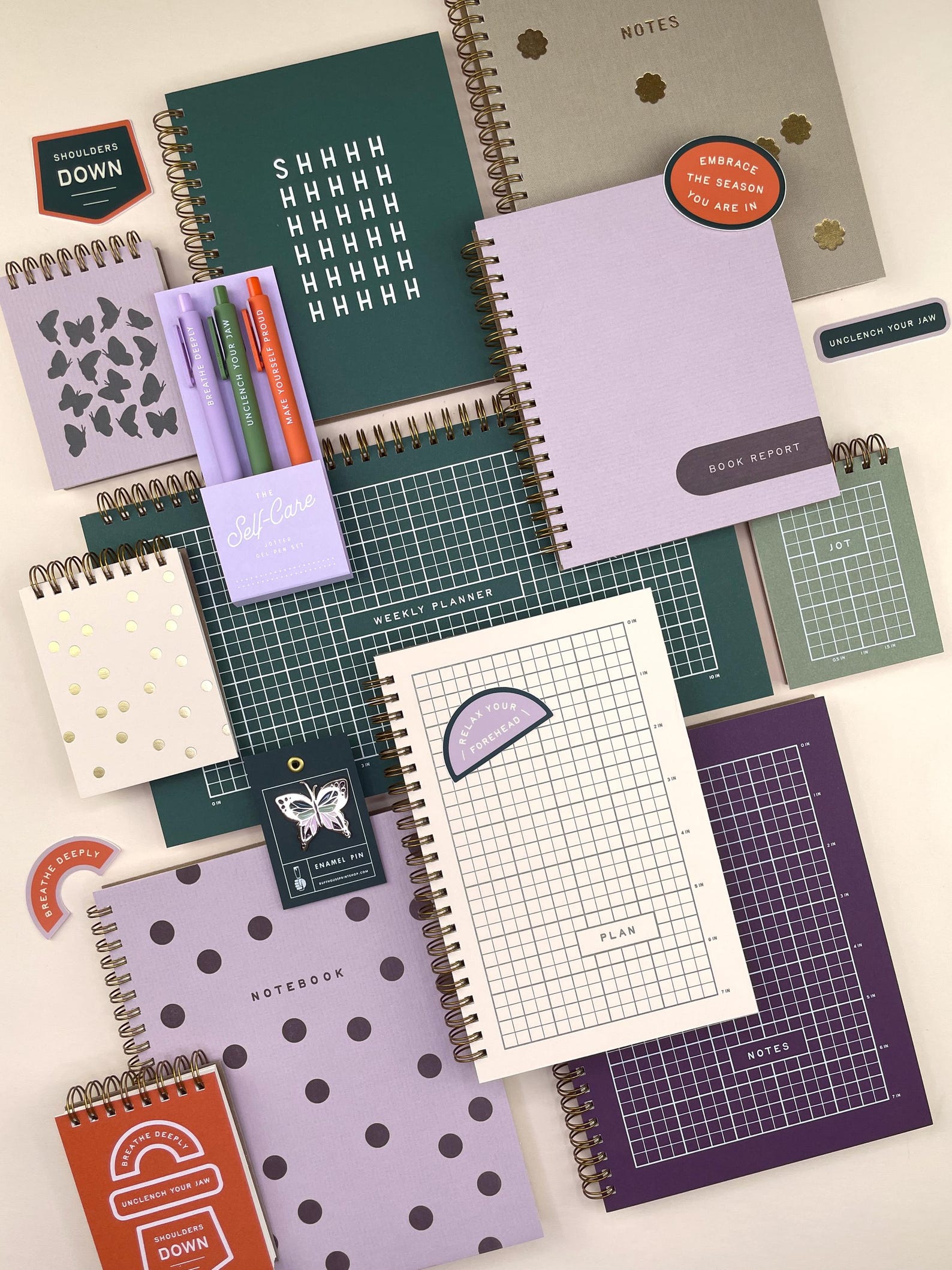 Ruler Grid Planner Journal | Desk Planner | Weekly Planner | Planner ...