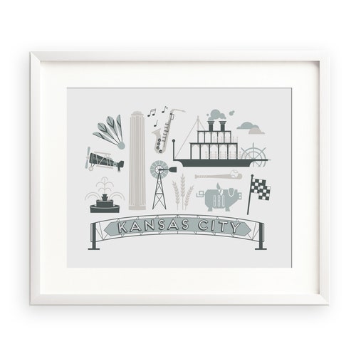 816 Area Code Kansas City Art Kansas City Decor Digital | Etsy