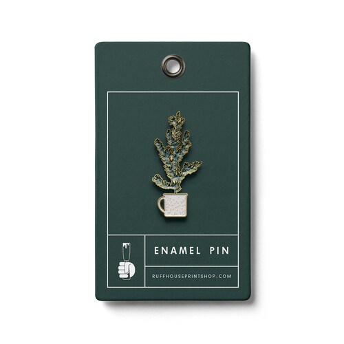 Pine Tree Enamel Pin Fun Pin Tree Lapel Pin Woodland - Etsy