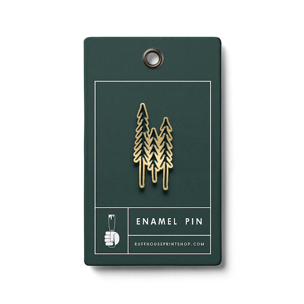 Nature Enamel Pin - Etsy