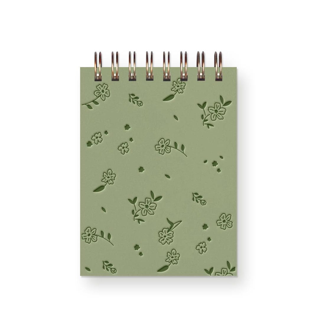 Scattered Flowers Mini Jotter - Notebook | Journal | Pocket Notebook ...