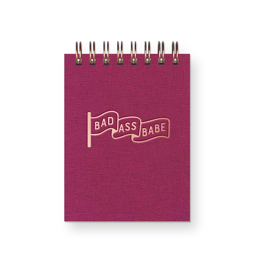 Badass Babe Mini Jotter - Notebook | Journal | Pocket Notebook | Spiral ...