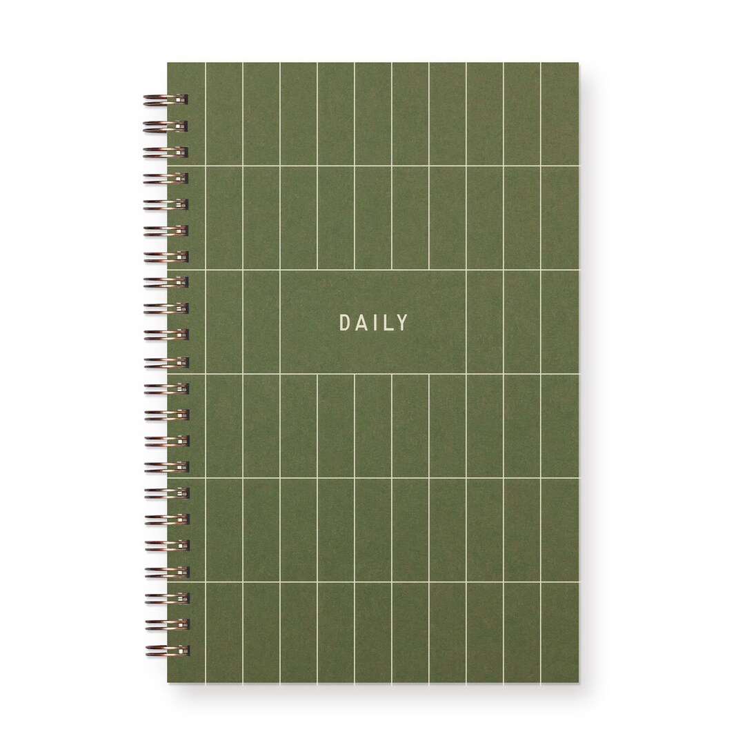 Grid Daily Planner Journal - Desk Planner | Weekly Planner | Planner ...