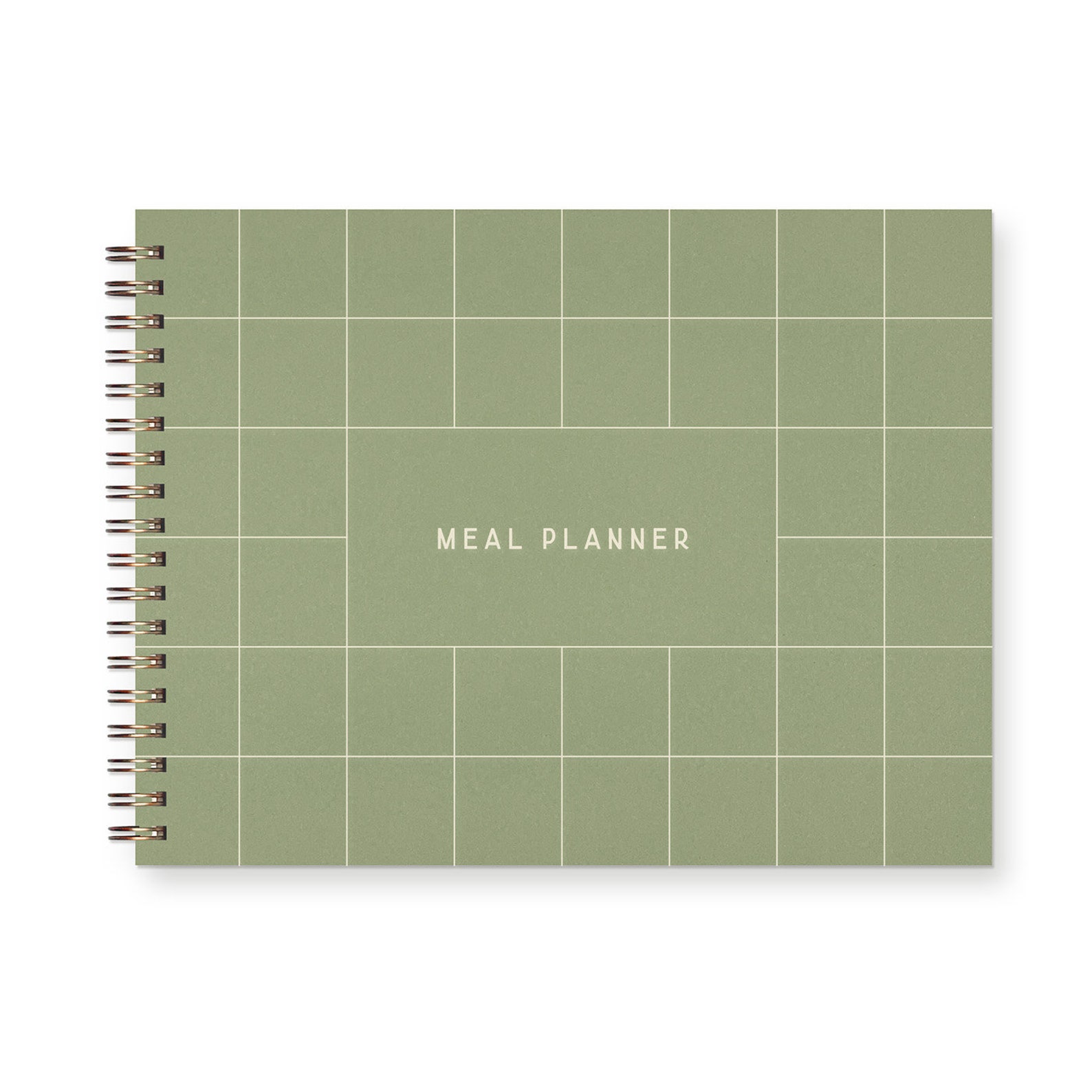 Grid Meal Planner - Meal Planner | Weekly Food Planner | Undated ...