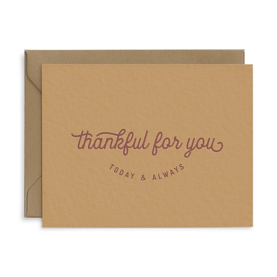 Thankful for You Greeting Card | Boxed Cards | Thank You Cards ...