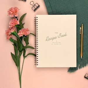 Retro Recipe Book - Recipe Book | Family Recipes | Keepsake Book ...
