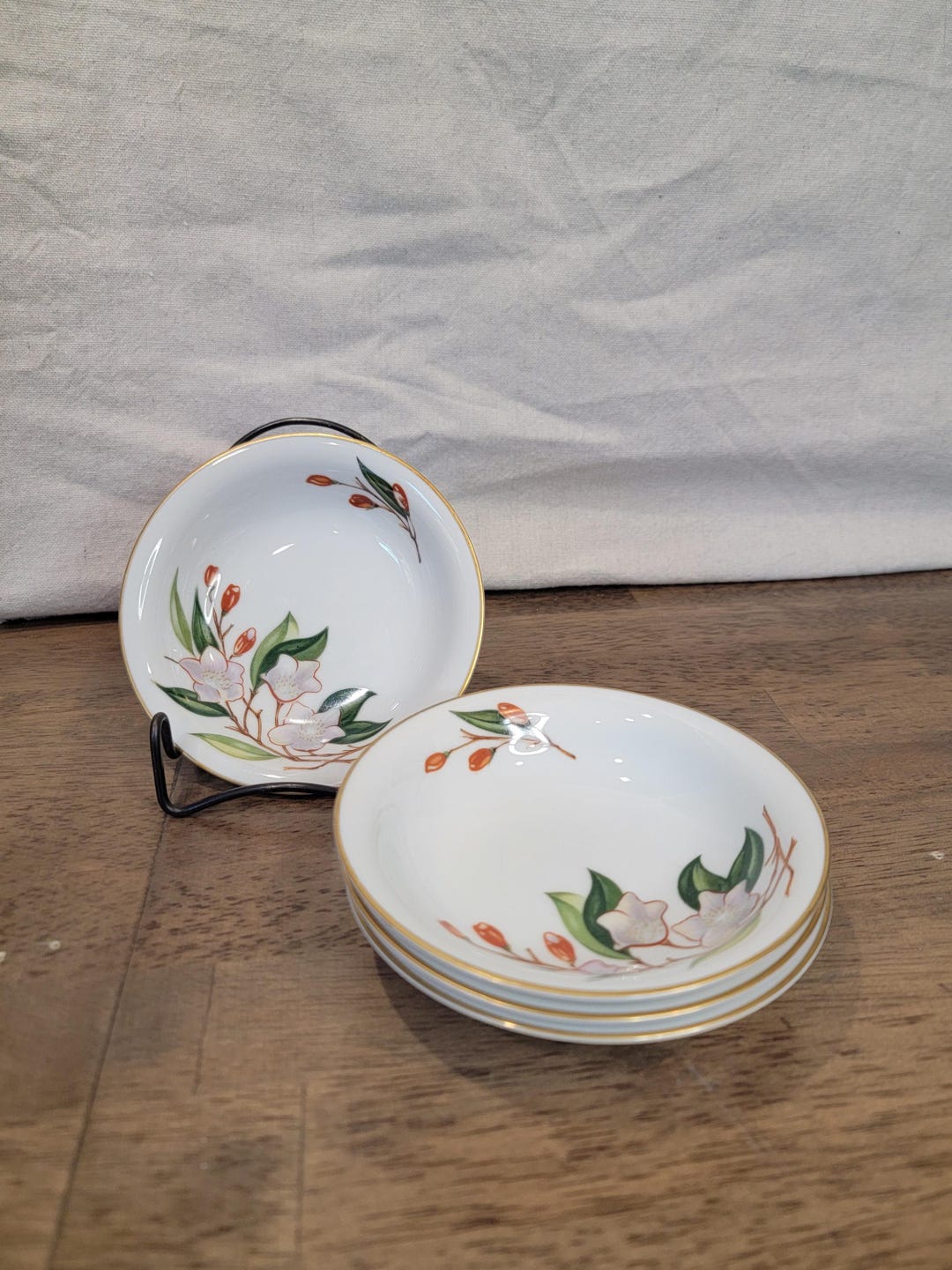 Vintage Noritake Morimura China Dessert Bowls Set of 4 Made in Japan - Etsy