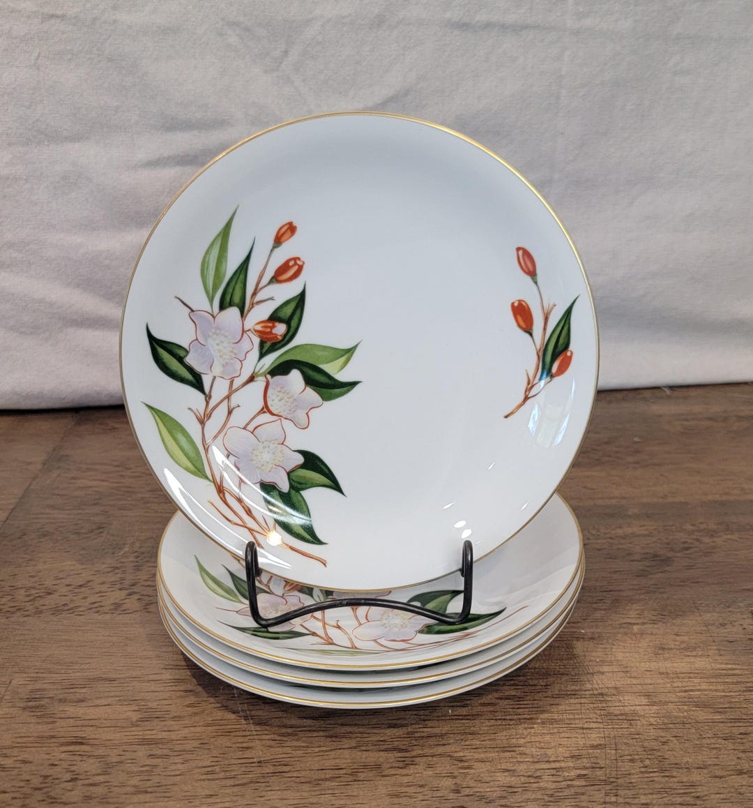 Vintage Noritake Morimura China Set of 4 6" Dessert Plates - Etsy